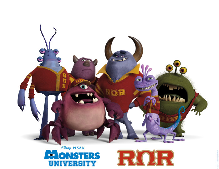 Conozcan las fraternidades de ‘Monsters University’ - VGEzone